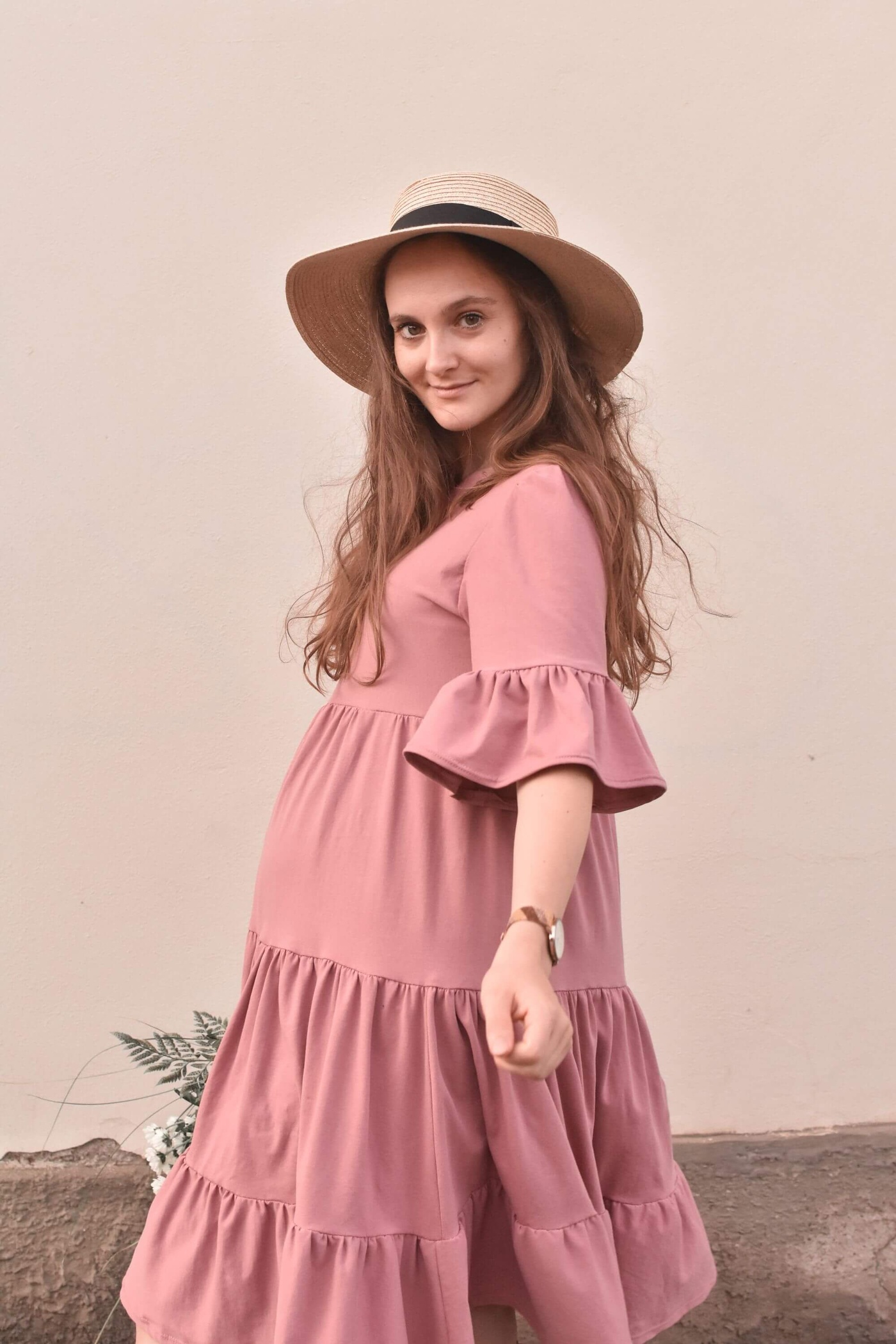 Tiered dress pattern inspired by the Mira from Fibre Mood | Emilia Sewing